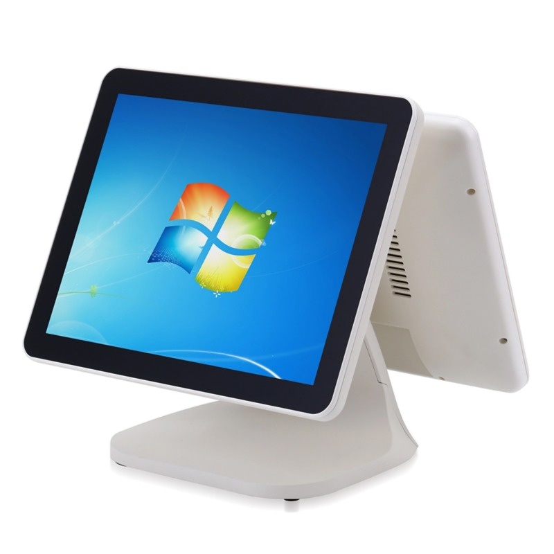 Dual 15inch EPOS Machine Desktop Touch Screen POS Billing Machine for Sale