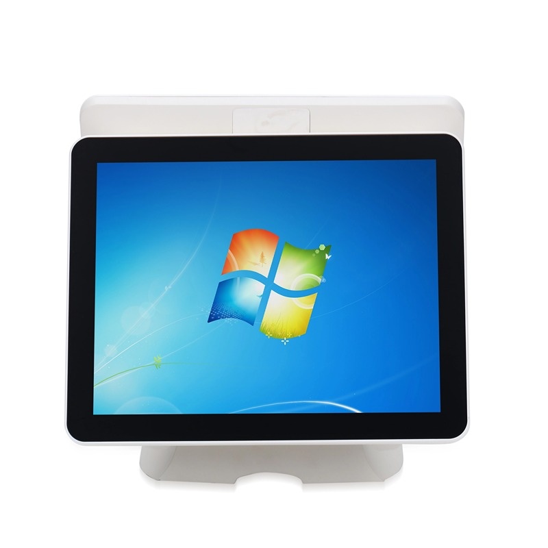 Dual 15inch EPOS Machine Desktop Touch Screen POS Billing Machine for Sale