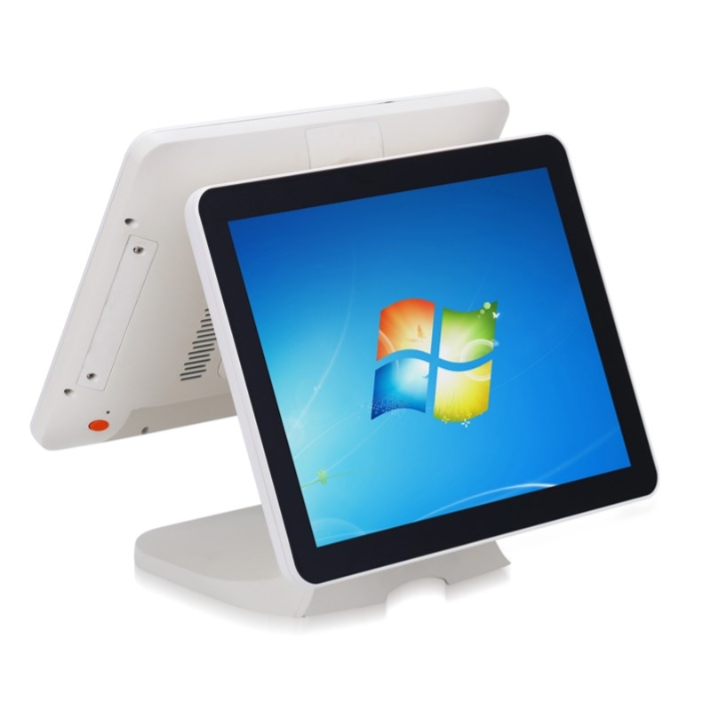 Dual 15inch EPOS Machine Desktop Touch Screen POS Billing Machine for Sale