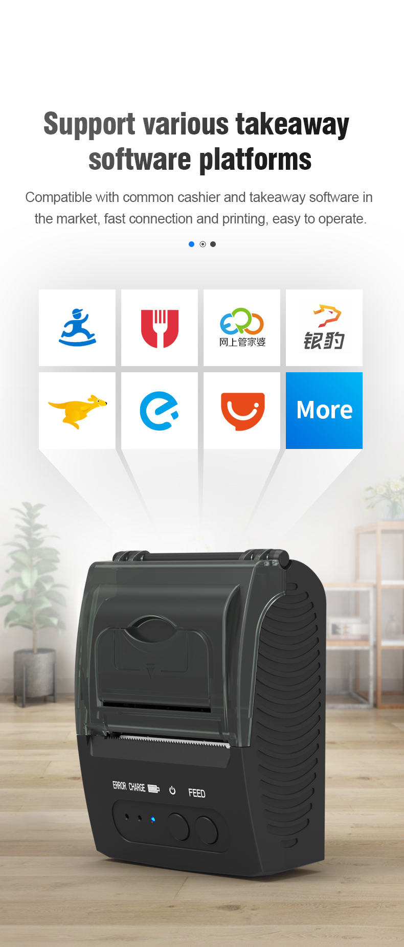 58mm Portable Thermal Printer