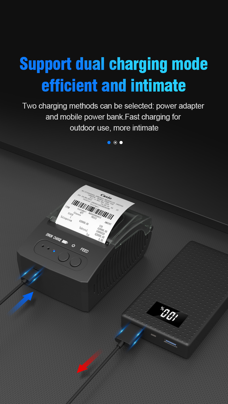 58mm Portable Thermal Printer