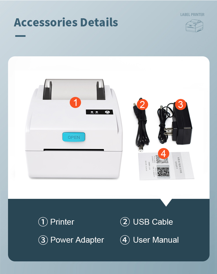 cheap 3inch thermal label printers