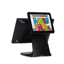 Dual screen pos system for retail shop